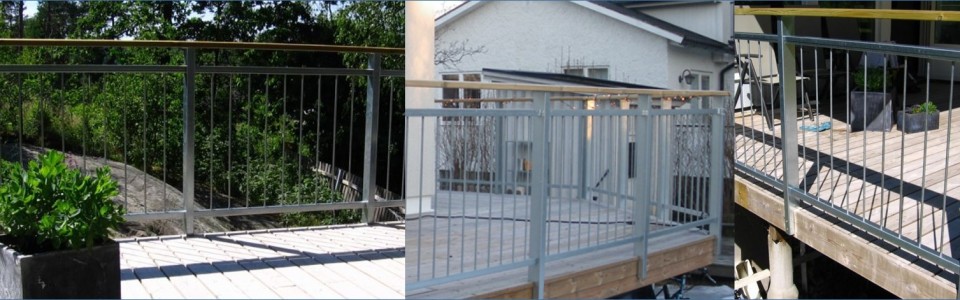 Altanräcke i galv, rostfritt eller lackerat utförande, välj till ...